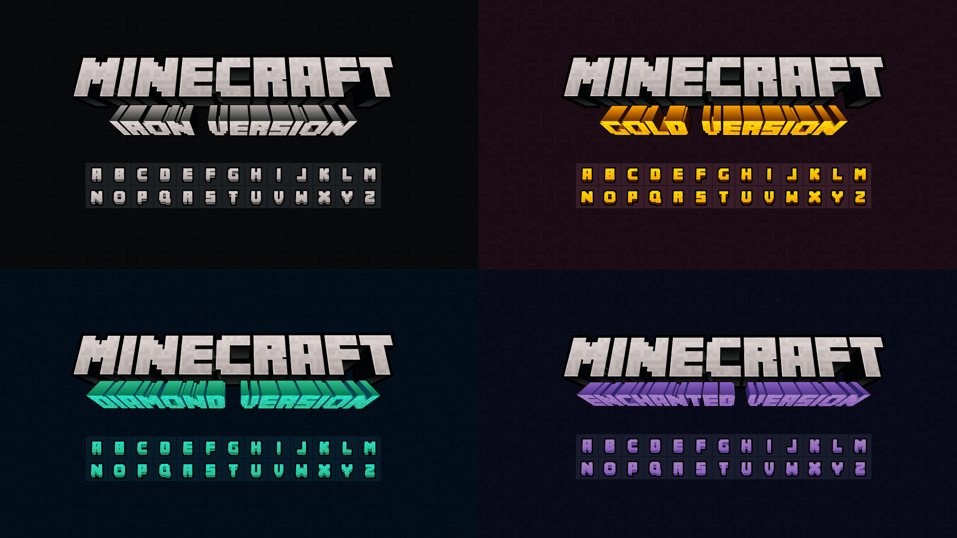 Minecraft Text Effect Text Pack V1 2