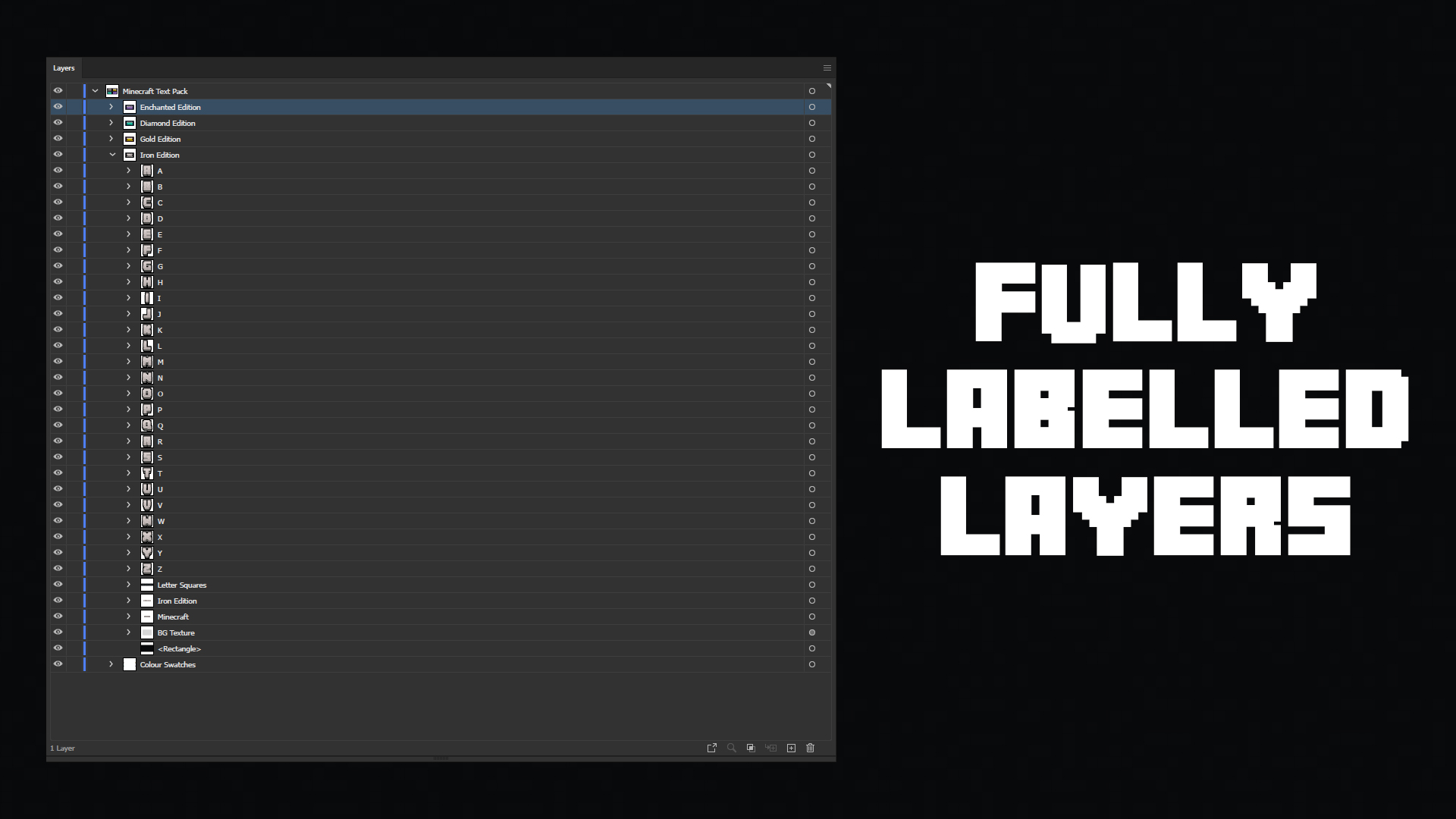 Minecraft Text Effect Text Pack V1 2